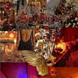 Spirit | Accessories | Saltburn Costume Felix Gold Angel Wings Spirit ...